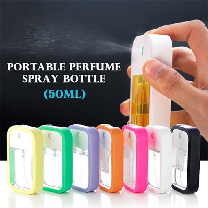 Trendy 50ml Travel Portable Alcohol spray bottle Card Type Alcohol ...