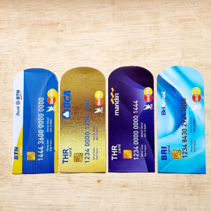 AMPLOP / ANGPAU BUAT LEBARAN MOTIF ATM DAN UANG MAINAN UKURAN PANJANG ...