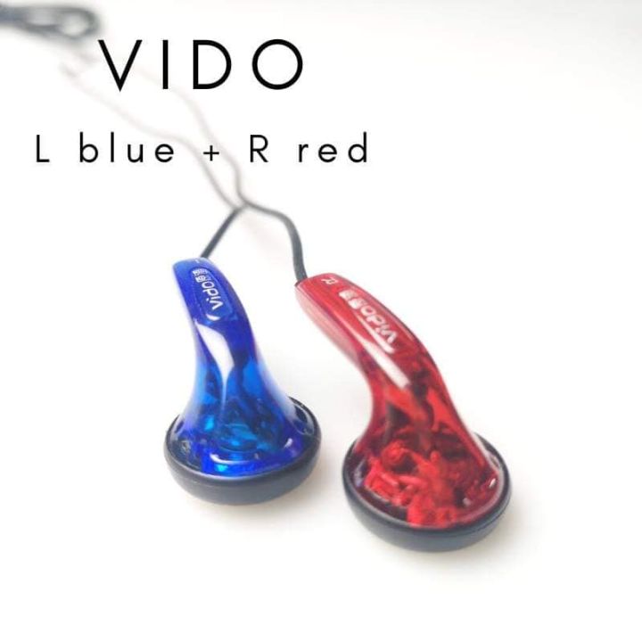 BangBangStore VIDO RnB Earbuds Red Blue In-ear Earphones Bass HIFI ...