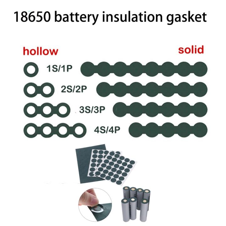 (Aixin) ปะเก็นฉนวนกันความร้อนแบบ Li-Ion ขนาด1S 18650นิ้ว,แผ่นกาวกันความ ...