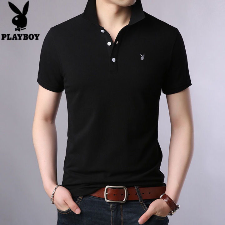 New Summer High Quality Men Polo Shirts Cotton Slim Top for Mens Short ...