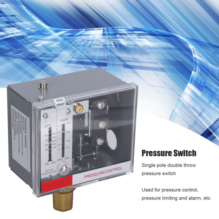 Pressure Switch Pressures Controller 0.14-2.0MPa with Brass Connector ...