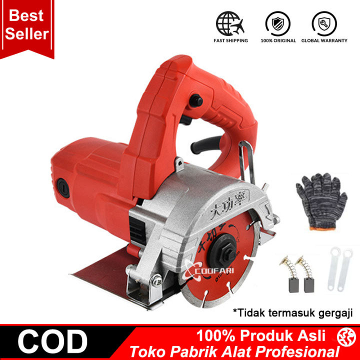 COOFARI 1600W Mesin Potong Keramik Granit Marble Cutter 4 Inc cocok ...