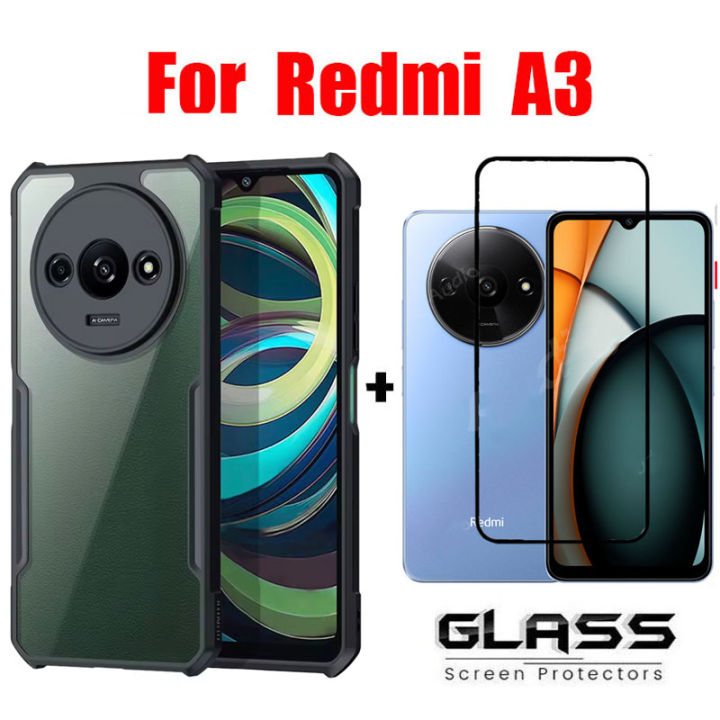 109.Case redmi A3 ป้องกันเลนส์กล้อง เคสกันกระแทก เคสหลังใส ขอบนิ่มหลัง ...