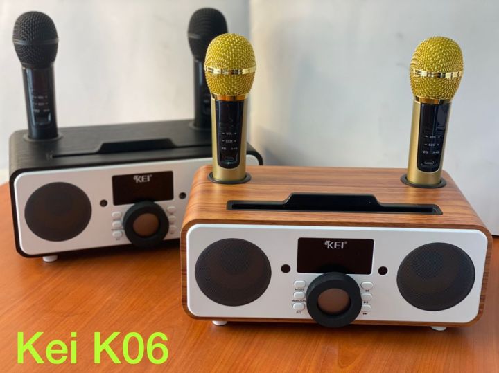 [EASY] New KTV Karaoke Family KTV Wooden Box Bluetooth Speaker KEI K06 / K07 / K08 /SDRD 309/ ...