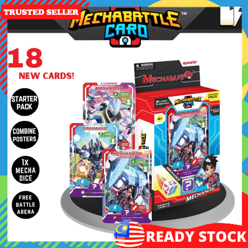Play Mechabattle Card Starter Pack Game for Kids with Animated ...