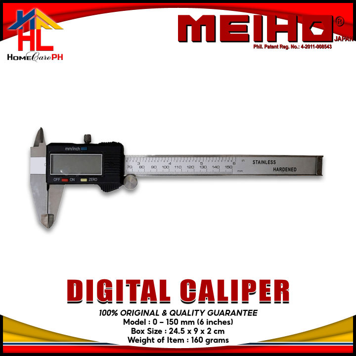 Meiho Digital Caliper 0-150MM 6 inches | Lazada PH