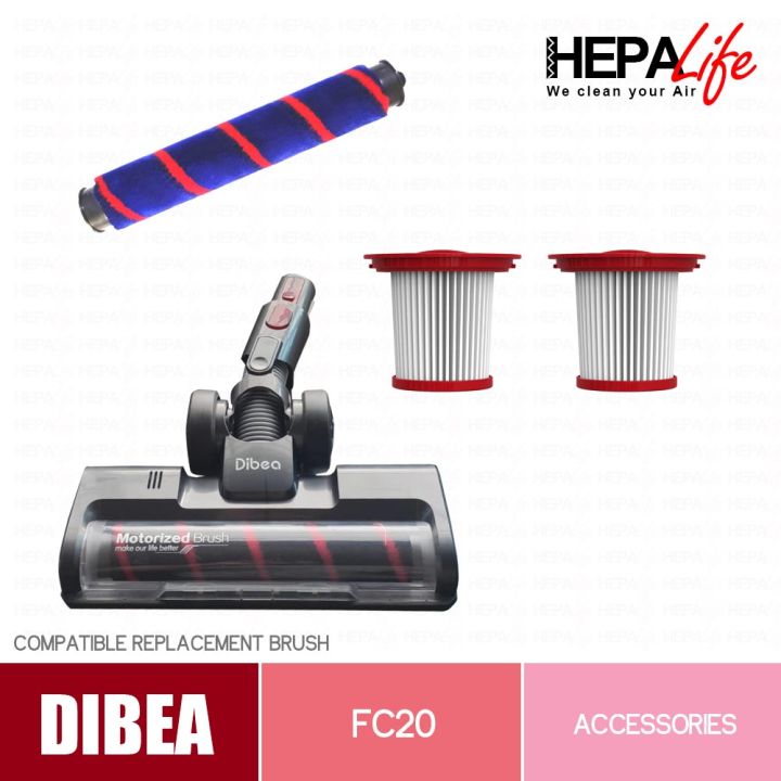 Dibea FC20 Accessories vacuum head filter brush | Lazada Singapore
