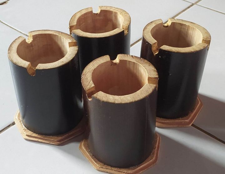 Asbak | Asbak Tradisional | Asbak Bambu antik tradisional | Lazada ...