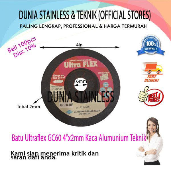Batu Ultraflex GC60 4in x 2mm untuk potong | Lazada Indonesia