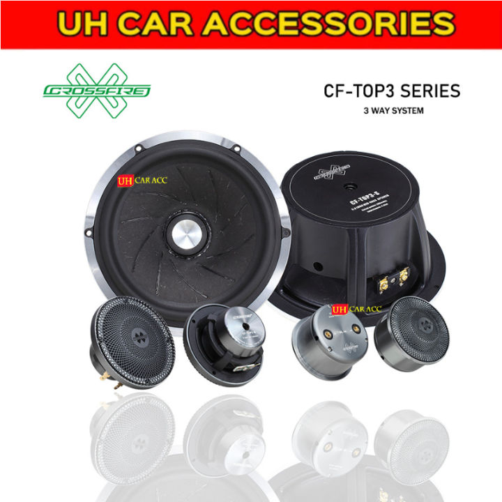 CROSSFIRE TOP 3 SERIES 3 WAY SPEAKER SYSTEM | Lazada