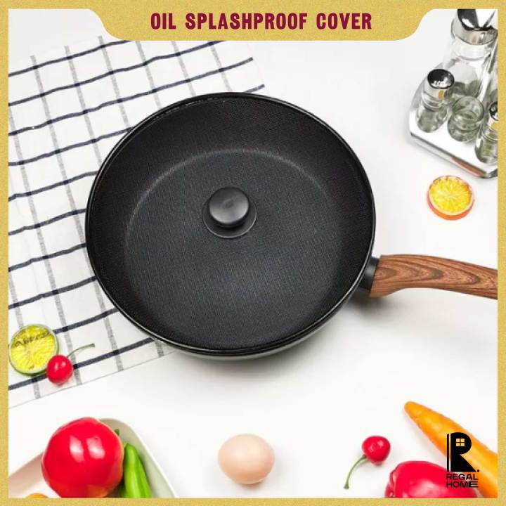 Stainless Steel Oil Splashproof Mesh Cover Grease Splatter Screen Guard ...