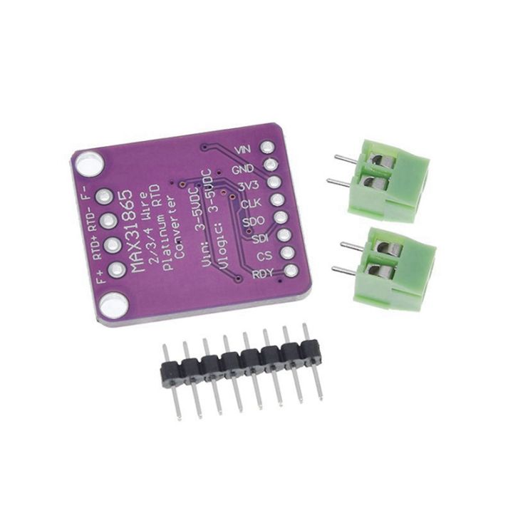 (PITV) MAX31865 PT100/PT1000 RTD-To-Digital Converter Board Temperature ...