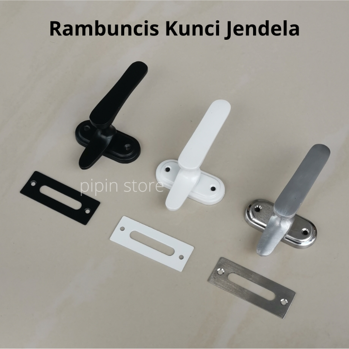 Rambuncis Handle Kunci Jendela Kayu Grendel Panolet Slot Jendela Besar ...