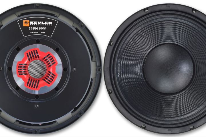 Kevler Professional 15DM-1800 15" 1800W HIGH POWER DUAL MAGNET ...