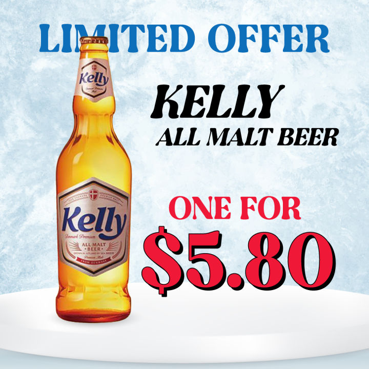 Kelly All Malt Beer 500ml - 켈리 | Lazada Singapore