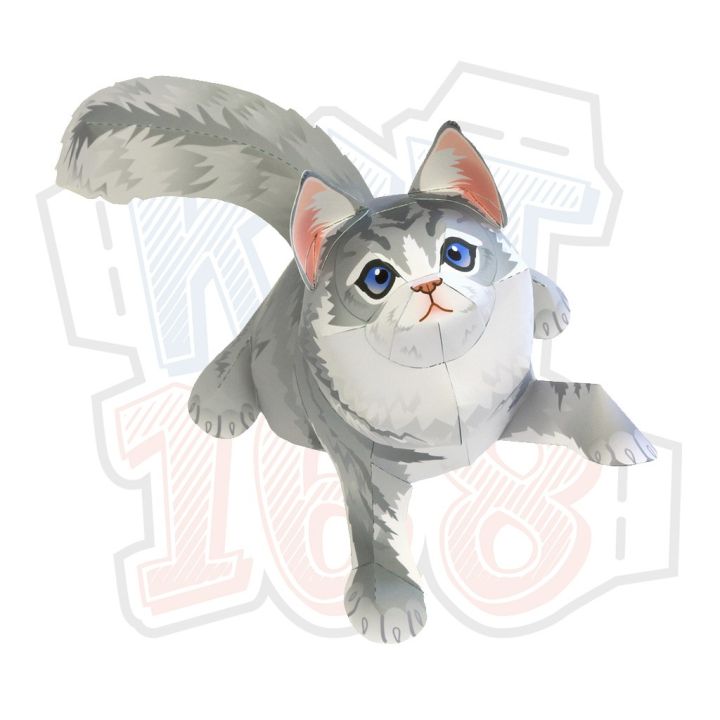 Mô hình giấy động vật Mèo Maine Coon | Lazada.vn