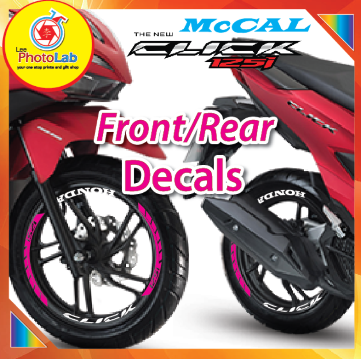 Honda Click 125i Mag Decals (Design B) | Lazada PH