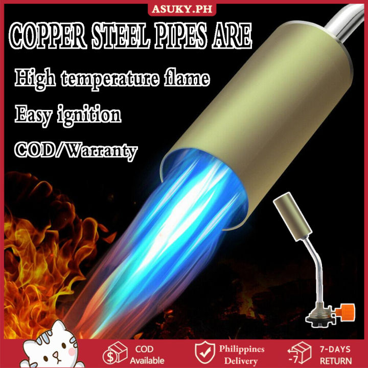 【COD】kitchen Blow Torch Gun with Butane Gas Lighter Torch Heavy Duty ...