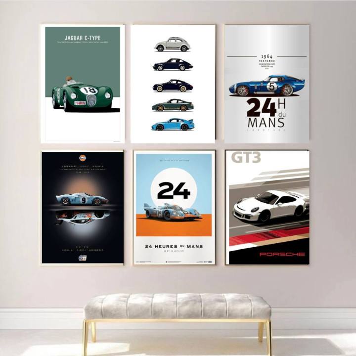 Car Wall Poster Teen Version Room Decoration size A3 A4 A5 | Lazada PH