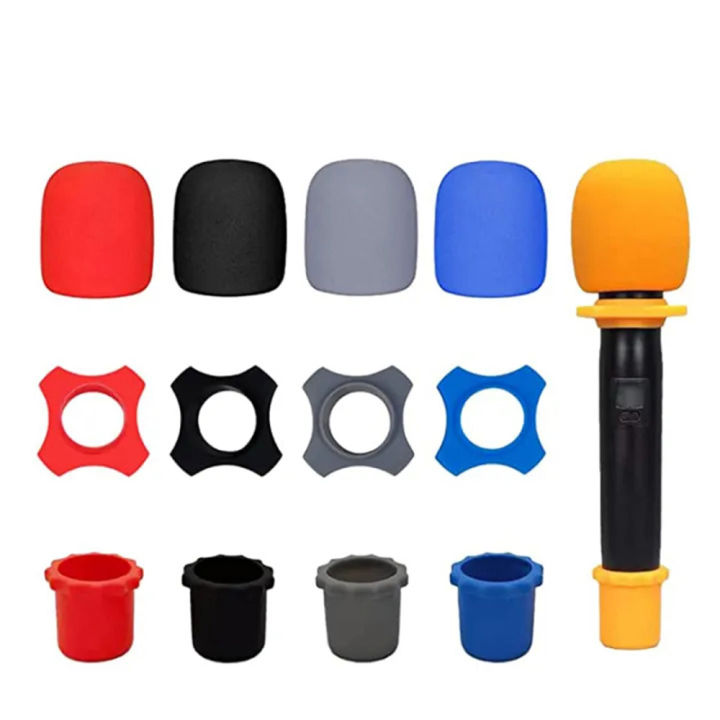 🔥🔥🔥Microphone Cover Handheld Wireless Microphone Windscreen Foam Cover ...