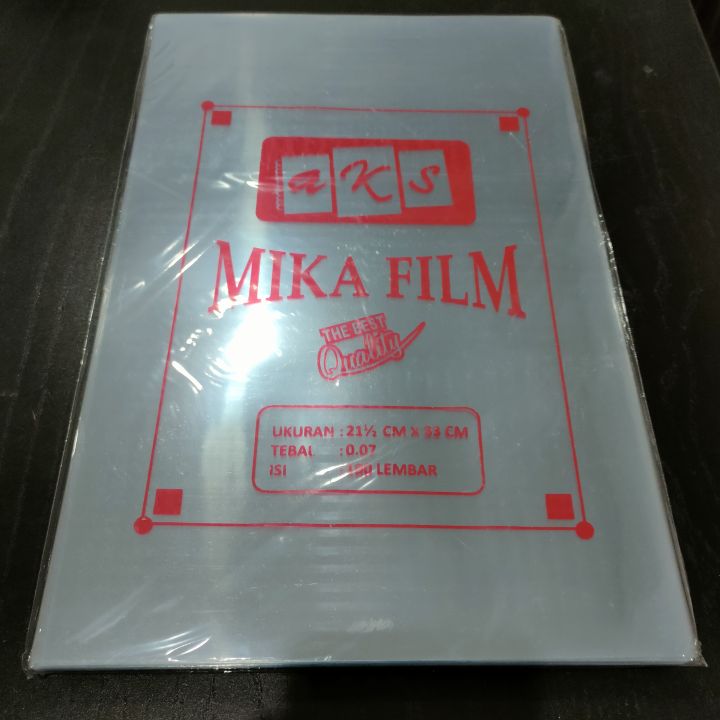 Mika jilid ukuran F4 0.07 micron 1 pak 10 lembar | Lazada Indonesia