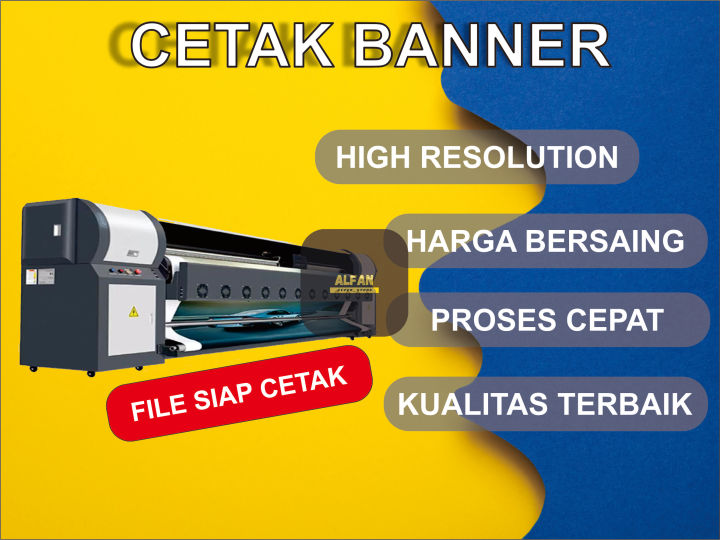 Cetak Banner Digital Print Outdoor / Print Spanduk Banner Custom Baliho Backdrop | Lazada Indonesia