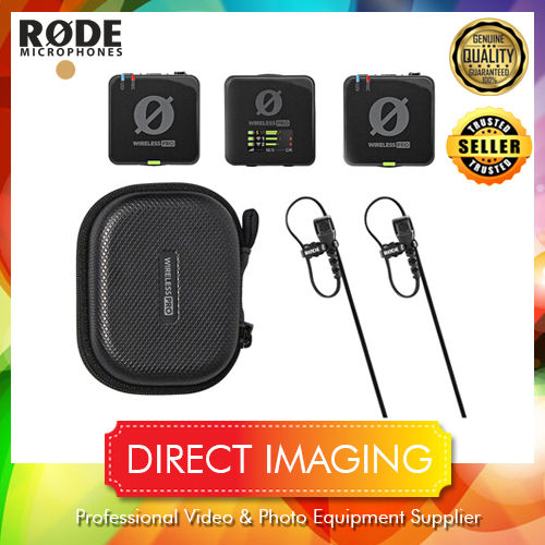 RODE Wireless PRO 2-Person Clip-On Wireless Microphone System/Recorder ...