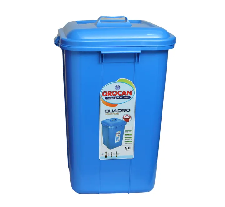 Orocan Quadro Utility Can With Cover 90L | Garbage Can with Cover ...