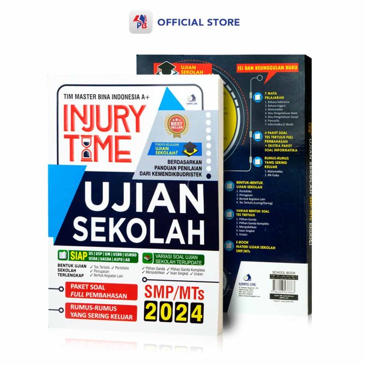 Buku Ujian Sekolah / Injury Time Ujian Sekolah Smp Mts 2024 | Lazada ... Buku Ujian Sekolah / Injury Time Ujian Sekolah Smp Mts 2024 | Lazada ...