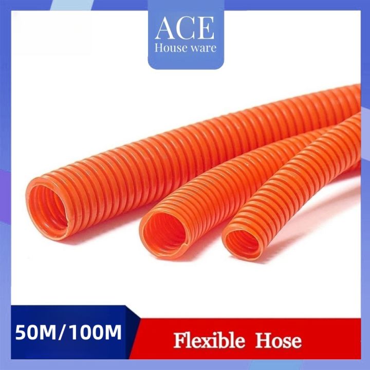 ORANGE Flexible Hose PVC 1/2 3/4 50METERS/100METERS | Lazada PH