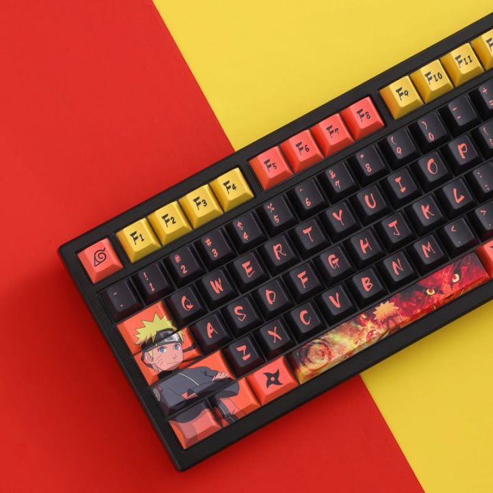 【Keycap Only】Uzumaki Naruto/ Luffy/ Son-Goku Theme Keycap 126 Keys ...