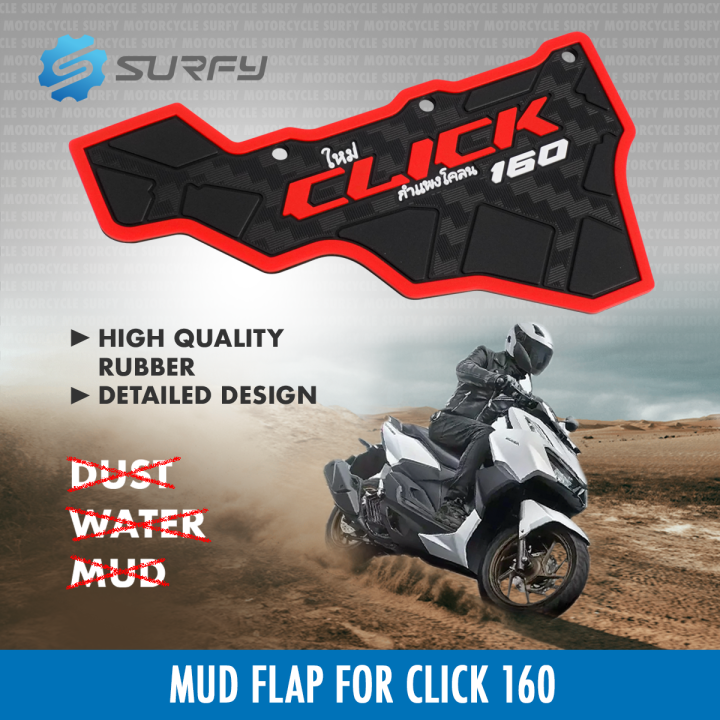 KNO Click 160 Mud Flaps Mud Guard 3MM Rubber Camouflage Design From ...