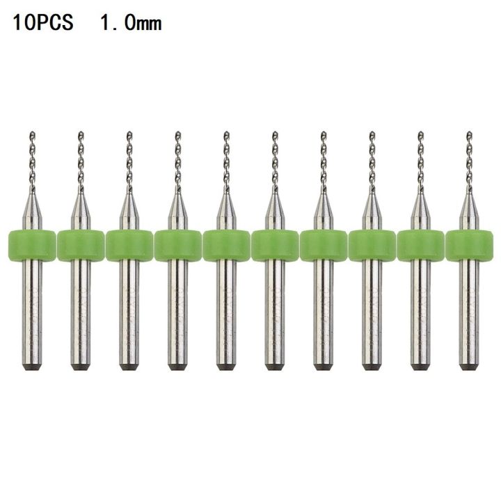10x Carbide PCB Micro Drill Bits Milling 0.1/0.2/0.3/0.4/0.5/0.6/0.7/0. ...