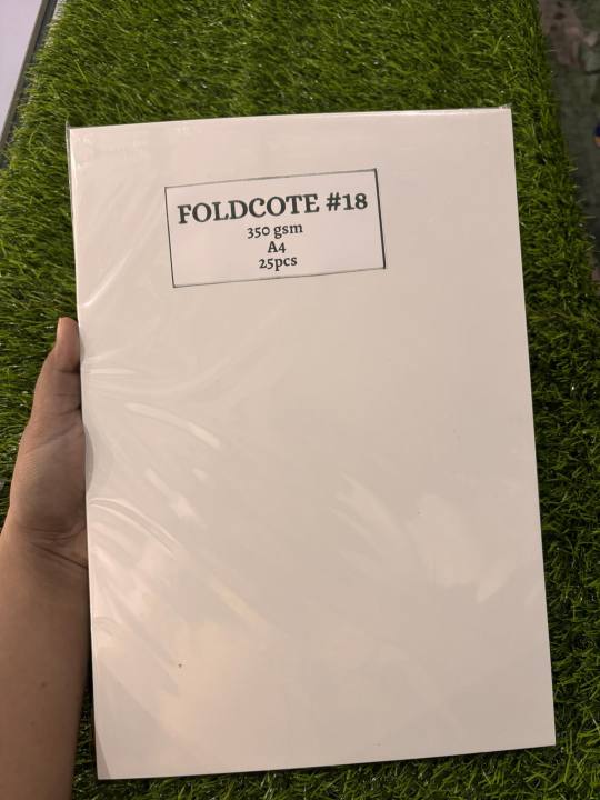 A4 Foldcote #18 30gsm for Arts & Crafts Paper Board Foldcote | Lazada PH
