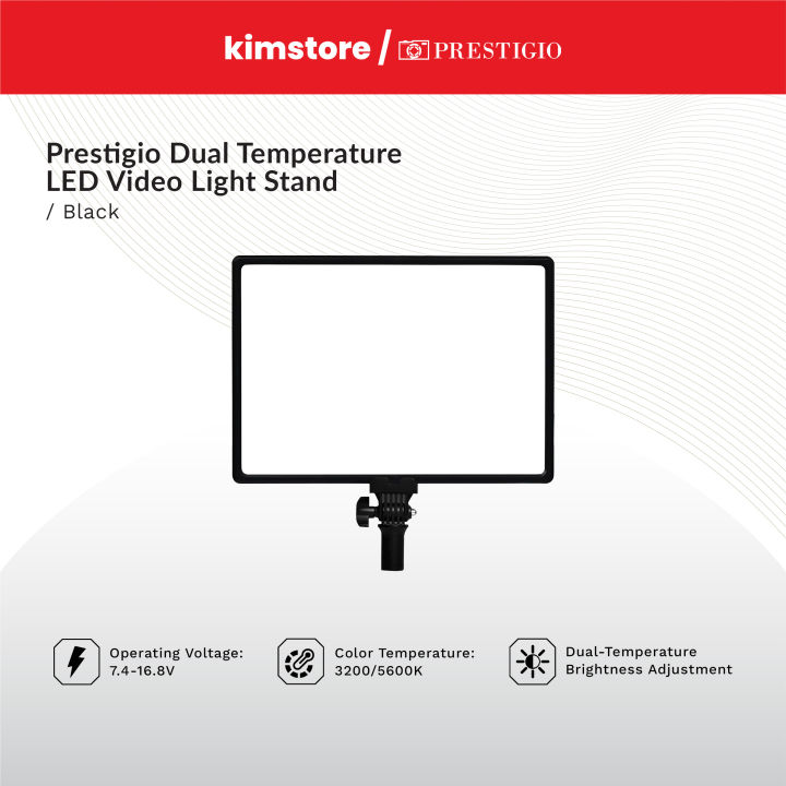 Prestigio Dual Temperature Led Video Light Stand | Lazada PH