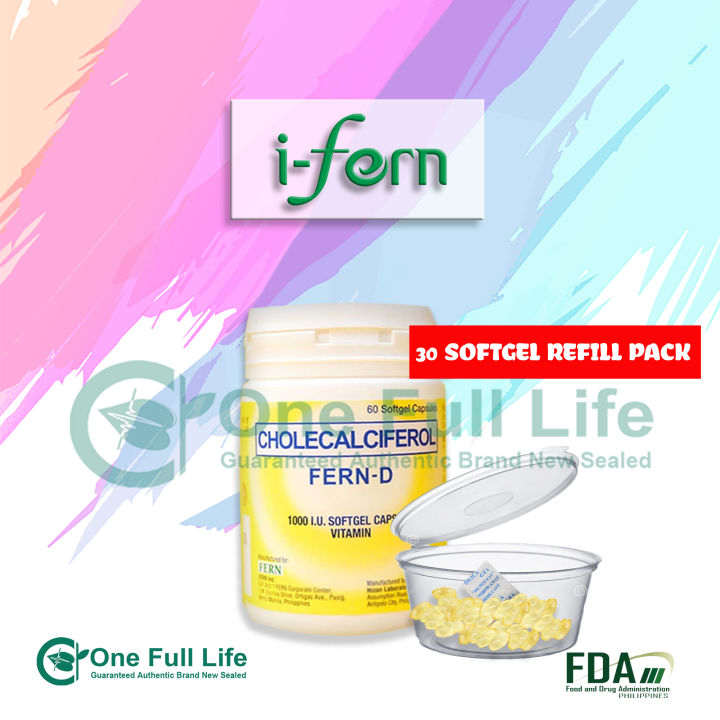 Fern D Vitamin D REFILL 30 Capsules | Lazada PH