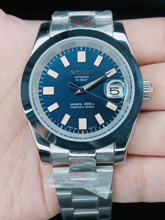 NH35 Automatic Movement DATEJUST BLUE Custom Build Homage Watch | Lazada PH