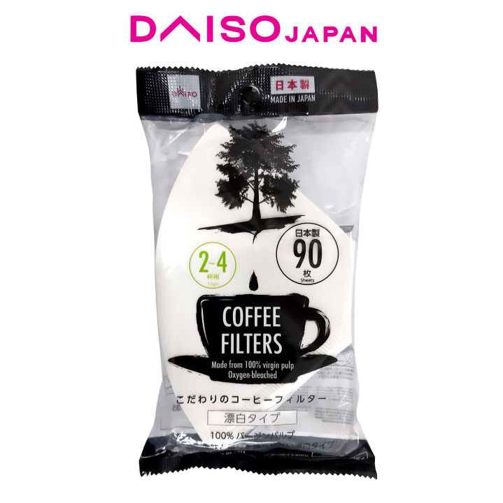 Daiso Bleached Coffee Filters (2-4 cups) | Lazada PH