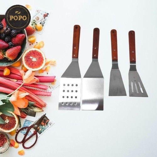 Spatula Tepanyaki Kape Kue Martabak Pizza Burger Pancake Roti Stainless ...