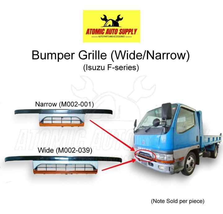 MITSUBISHI FUSO CANTER '96 MODEL BUMPER GRILLE (NARROW - M002-001 ...