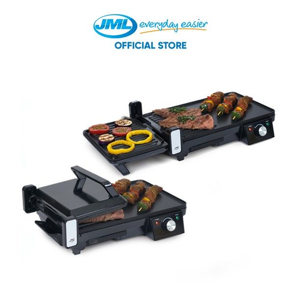 JML 3-in-1 Electric Grill, Griddle and Press Grill JH3N1G | Lazada PH