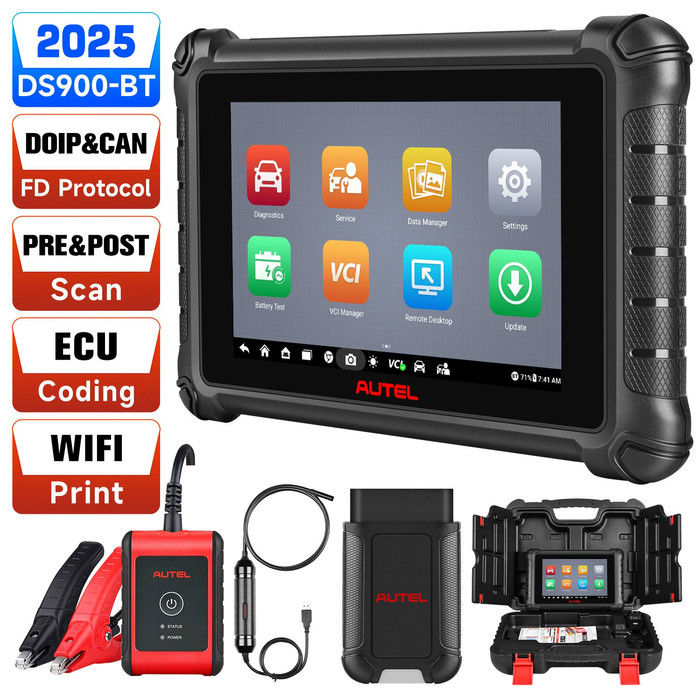 AUTEL MaxiDAS DS900BT Scanner Mobil Bluetooth DoIP and CAN FD Protocols | Lazada Indonesia