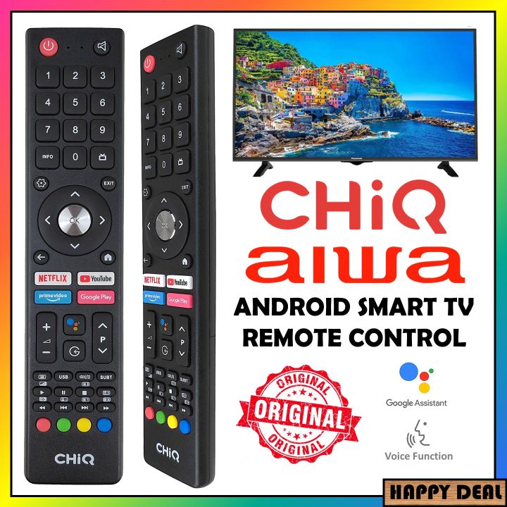 [ORIGINAL] CHIQ / AIWA Android Smart TV Remote Control Model 3 ...