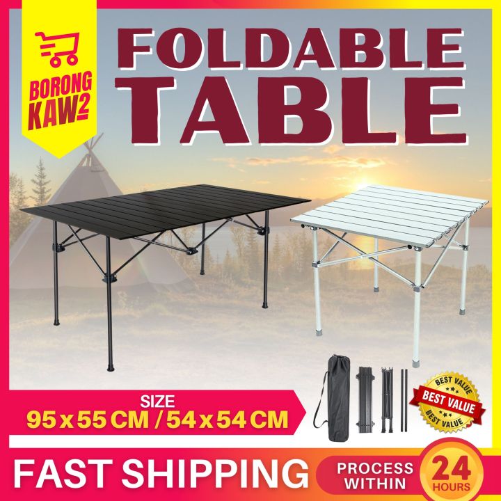 HY-8093 / HY-8094 Foldable Table Camping Outdoor Table Meja Picnic ...