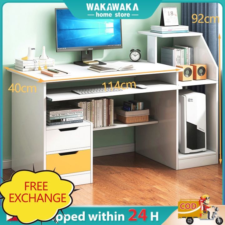 Computer Table with Shelf Study Table Game Table Writing Desk Home ...