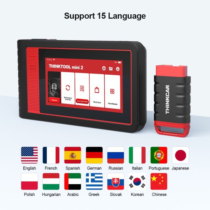 THINKCAR Thinktool Mini 2 Obd2 Automotive Scanner Oe-Level Full System ...