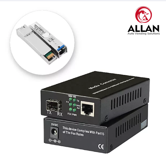 Allan (Gigabit) Media Converter "SFP" Transceiver Module 1000Mbps Fast ...