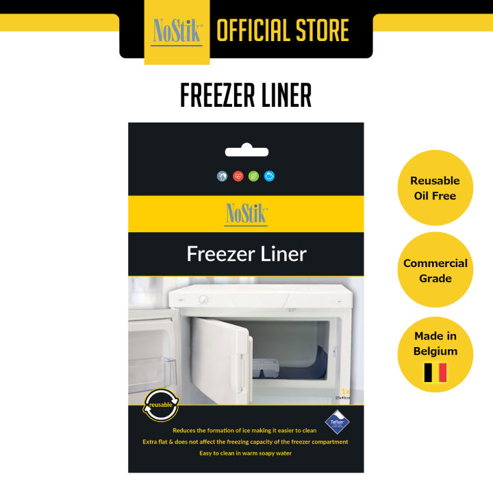 NoStik Reusable Freezer Liner, 40 x 25 cm | Freezer Proof Commercial ...