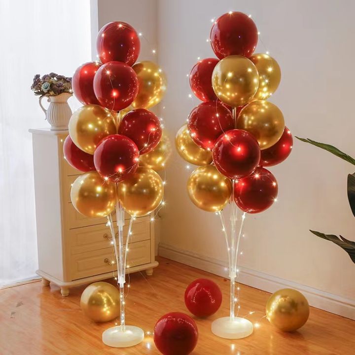 23pcs Balloons Tree Set With 2pcs String Light Stick And Cup Assorted ...